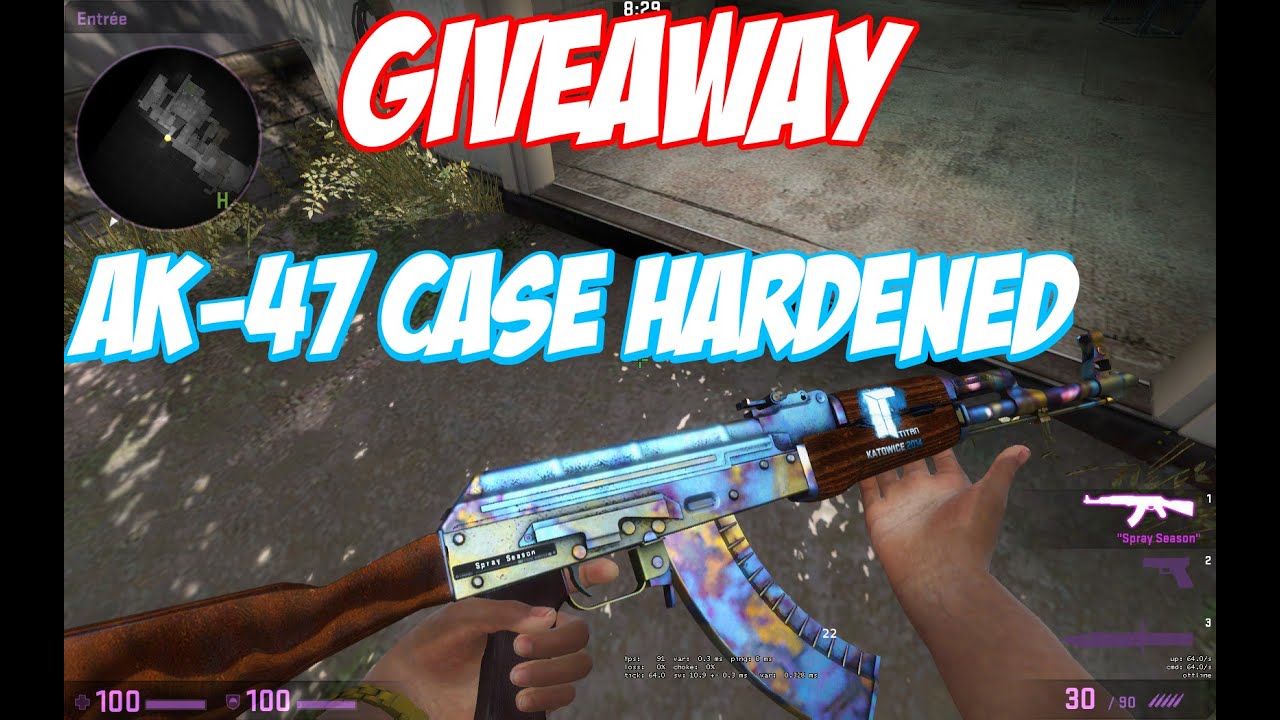 CS:GO | ★Giveaway AK-47 | Case Hardened #3 - YouTube