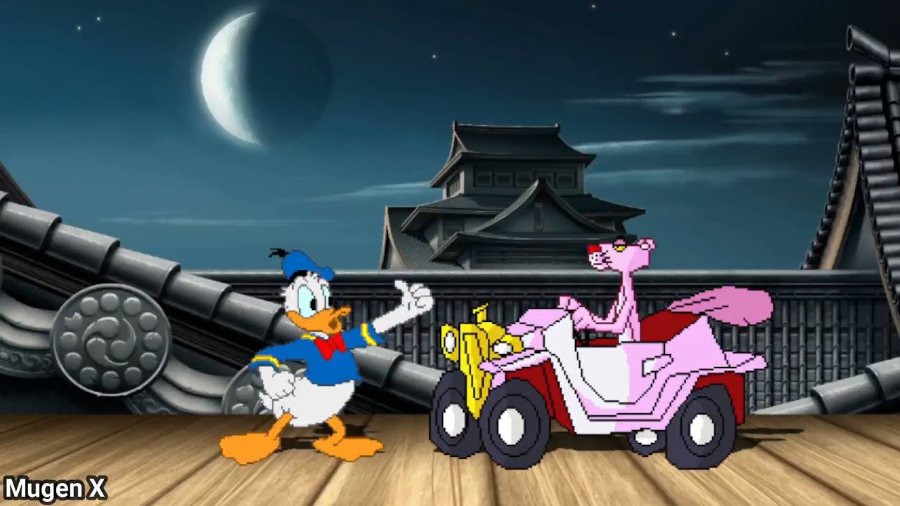 Donald Duck vs Pink Panther | Best fight Cartoon - YouTube