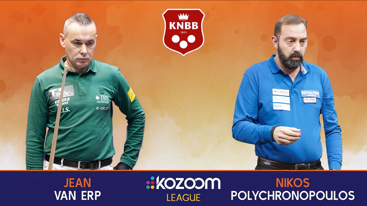 2024/2025 KNBB Kozoom League - Jean VAN ERP vs Nikos POLYCHRONOPOULOS - YouTube
