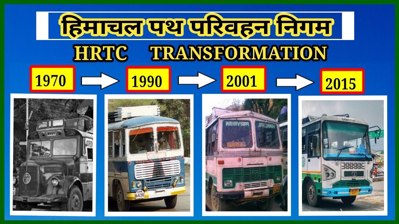 Himachal all HRTC old buses to new hrtc models || all models of hrtc # ...