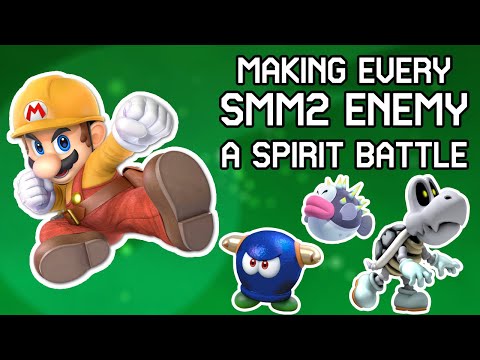 Making EVERY Mario Maker 2 Enemy A Spirit Battle for Super Smash Bros ...