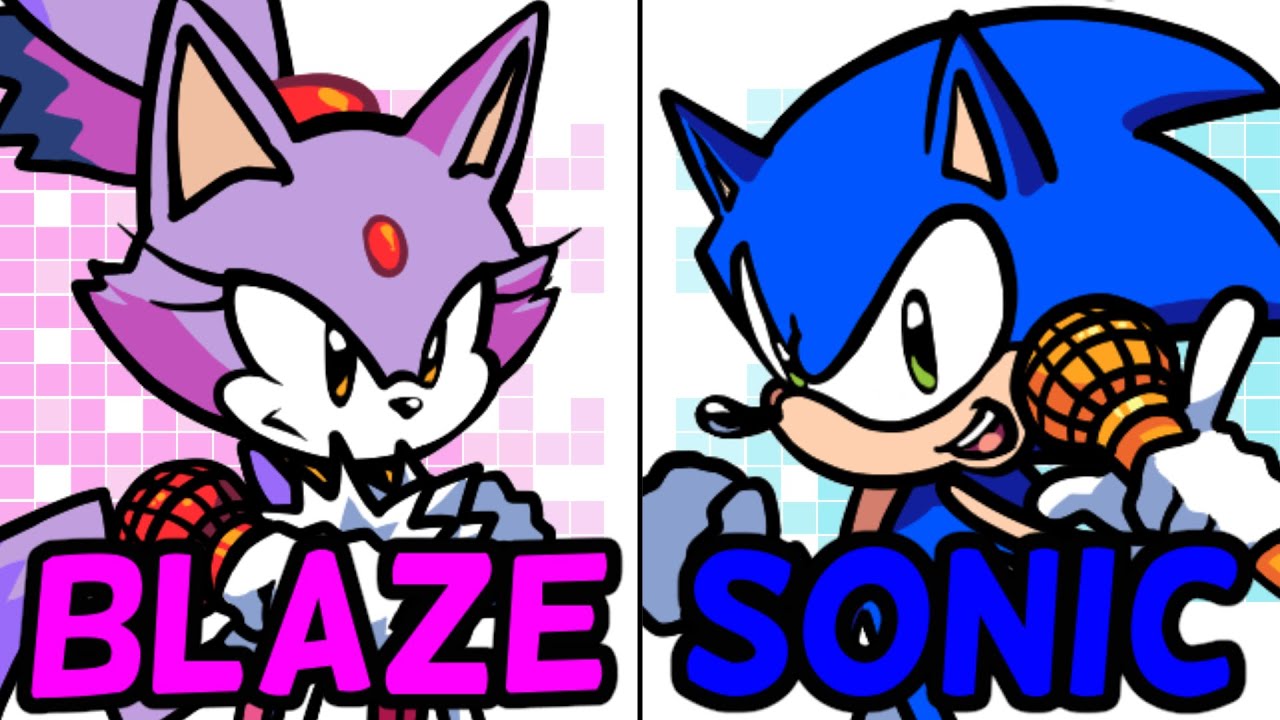 FNF: RUSHSHOT! Sonic VS Blaze Mod Showcase! - YouTube