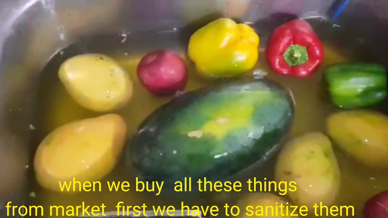 How to Sanitize Vegetables and Fruits Properly during Carona Pandemic ...