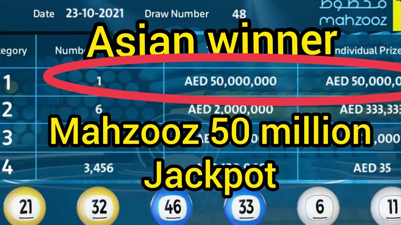 Mahzooz 50 million winner | October 23,2021 Result - YouTube