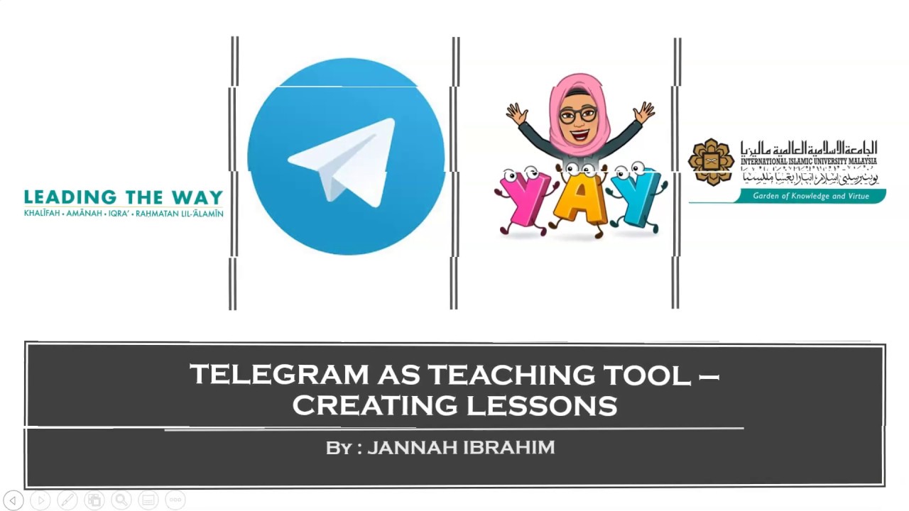 Telegram as Teaching Tool- Creating Lessons - YouTube