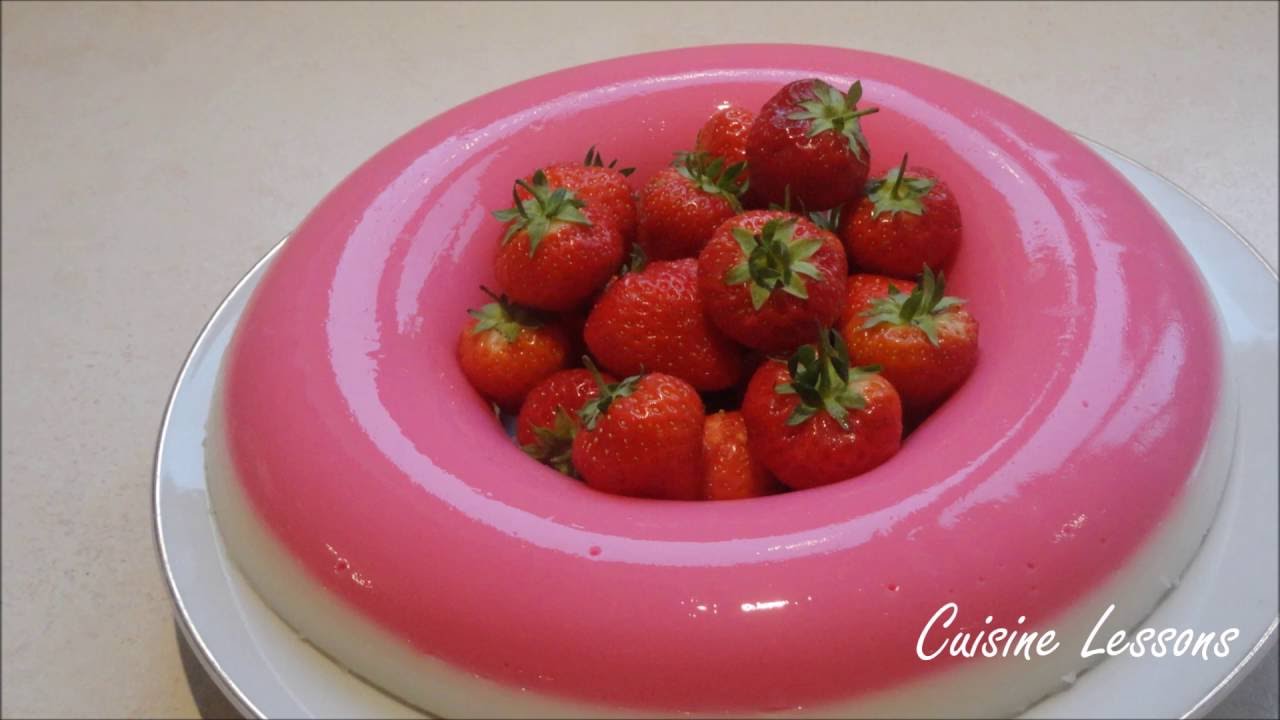 Rose Dessert Recipe with Strawberries - YouTube