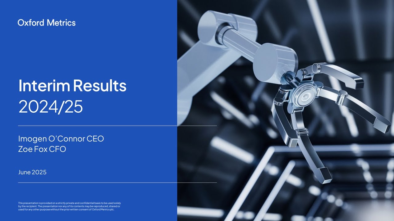 OXFORD METRICS PLC - Interim Results - YouTube