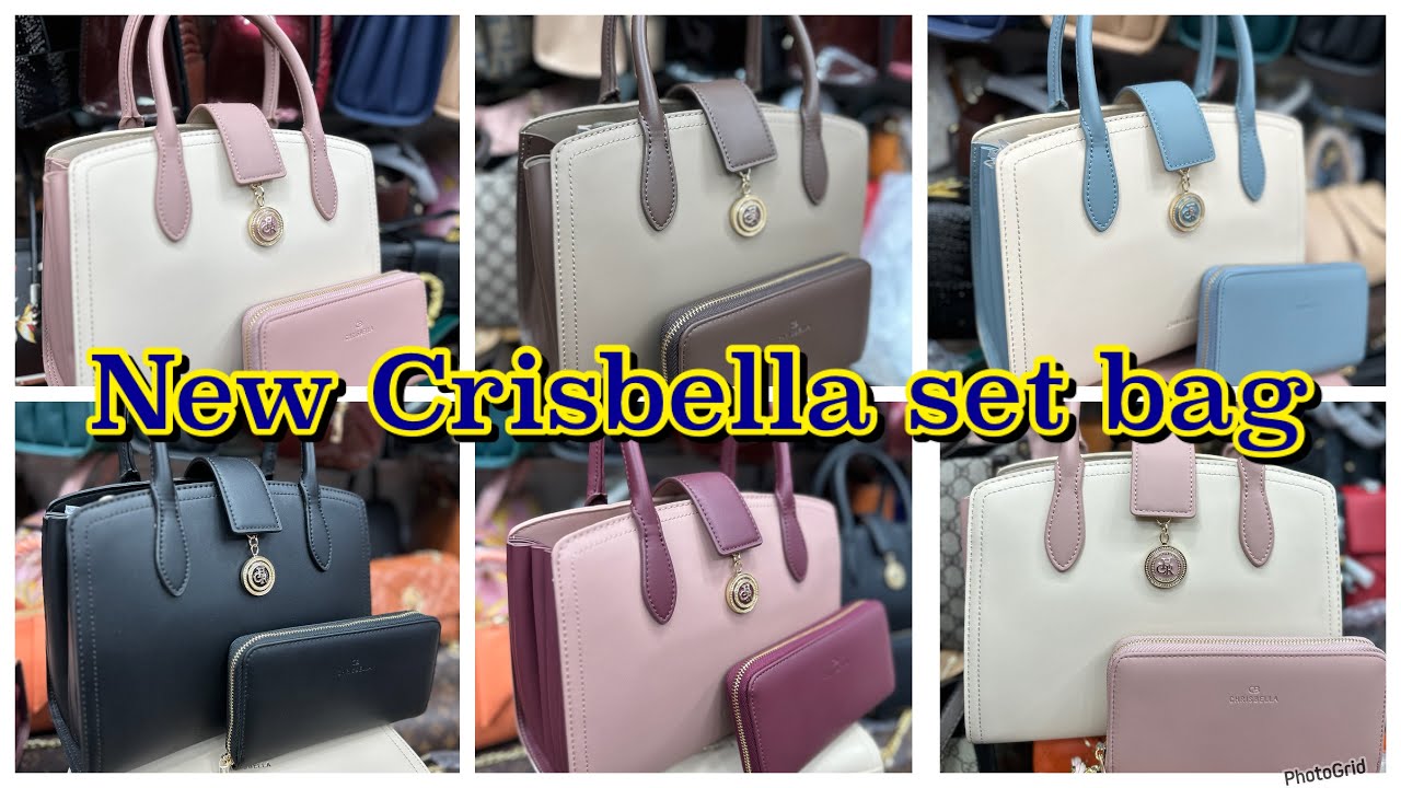 New Crisbella 2in1 set bag - YouTube