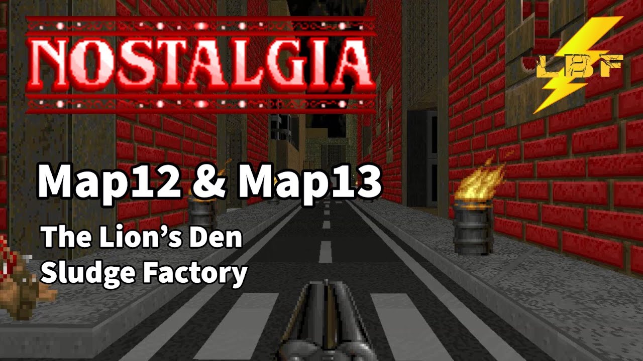 ROCKING THE CITY LIFE | Doom II: Nostalgia [Fast Ultra-Violence 100%] - Map12 and Map13 - YouTube
