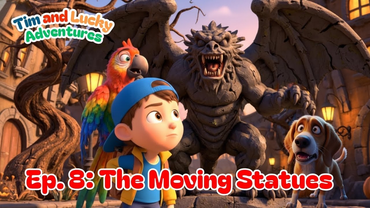The Moving Statues | Tim and Lucky Adventures: Halloween Season 2 Full ...
