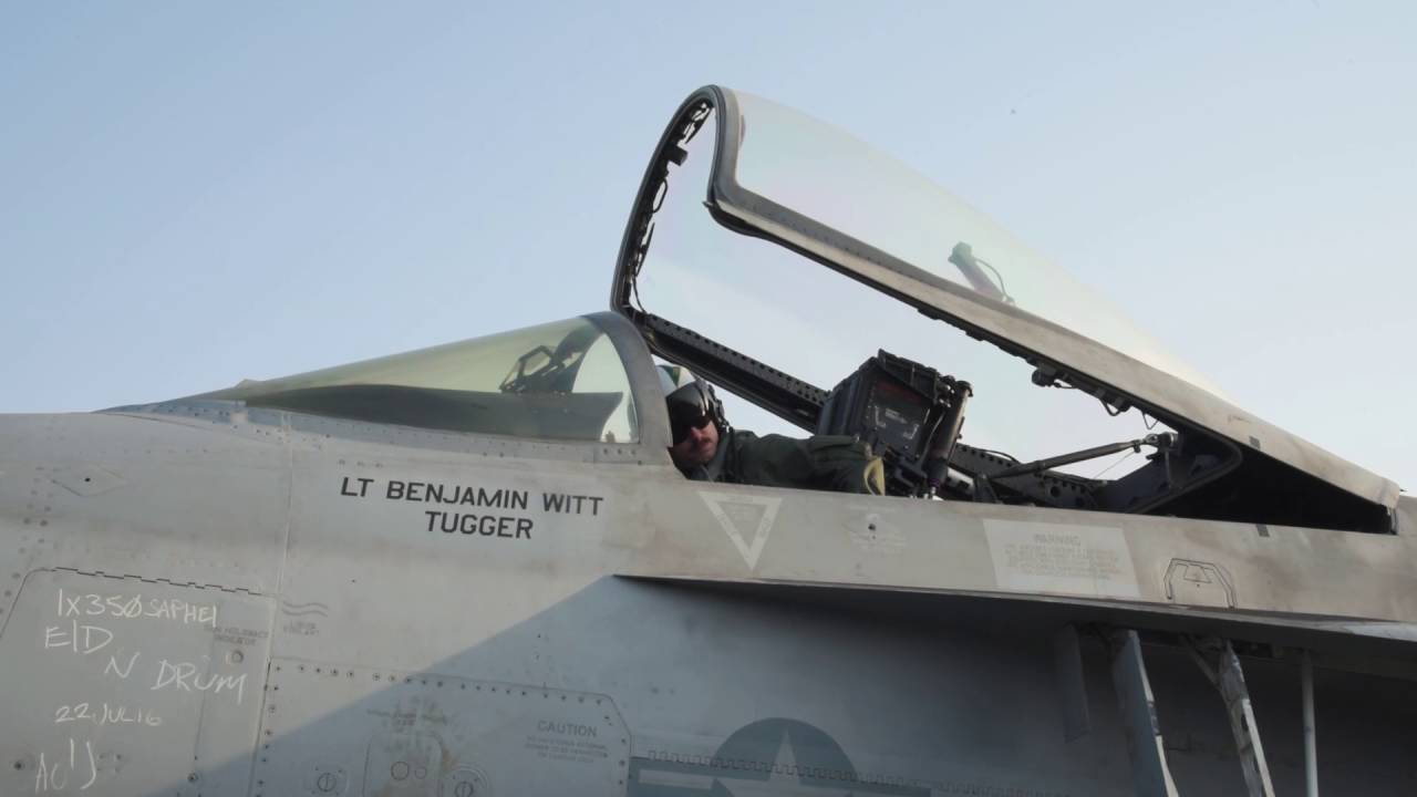 USS Dwight D. Eisenhower (CVN 69) conducts flight operations - YouTube