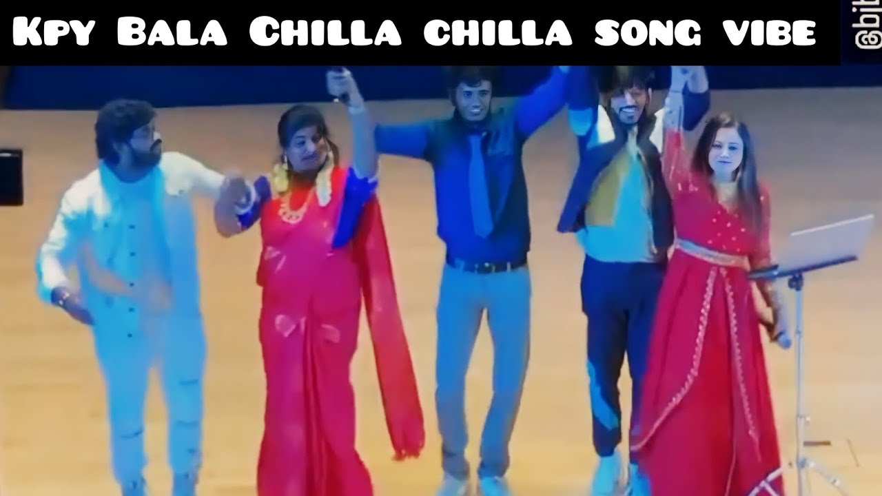Kpy Bala Chilla chilla song vibe | Kpy champions Doubles | cook with ...