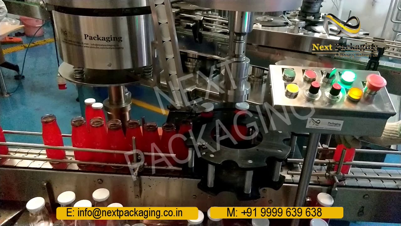 Automatic Lug capping machine | Bottle capping machine - YouTube