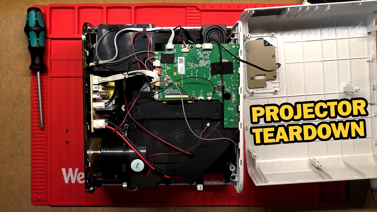 How Does a Projector Actually Work? Teardown! - YouTube