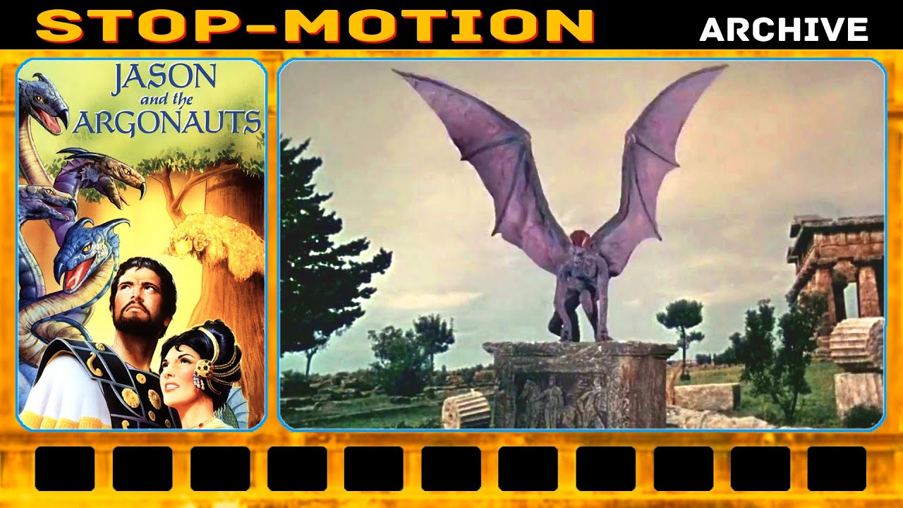 Jason and the Argonauts (1963) Stop-Motion shots of Harpies - YouTube