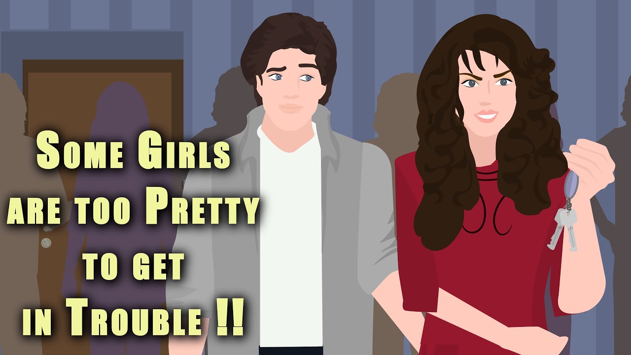 Some Girls are too Pretty to get in Trouble !! Animated Stories - YouTube