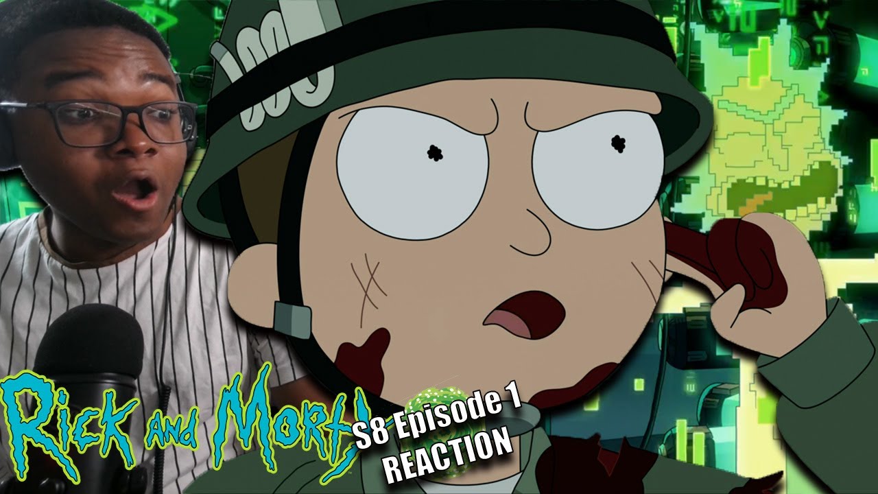 STUCK IN THE MATRIX!!! Rick and Morty Season 8 Episode 1: REACTION ...