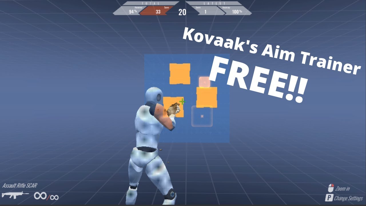 Kovaak's Aim Trainer *Free*/Grátis - YouTube