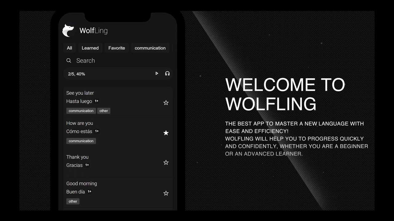 Learn languages with Wolfling - YouTube