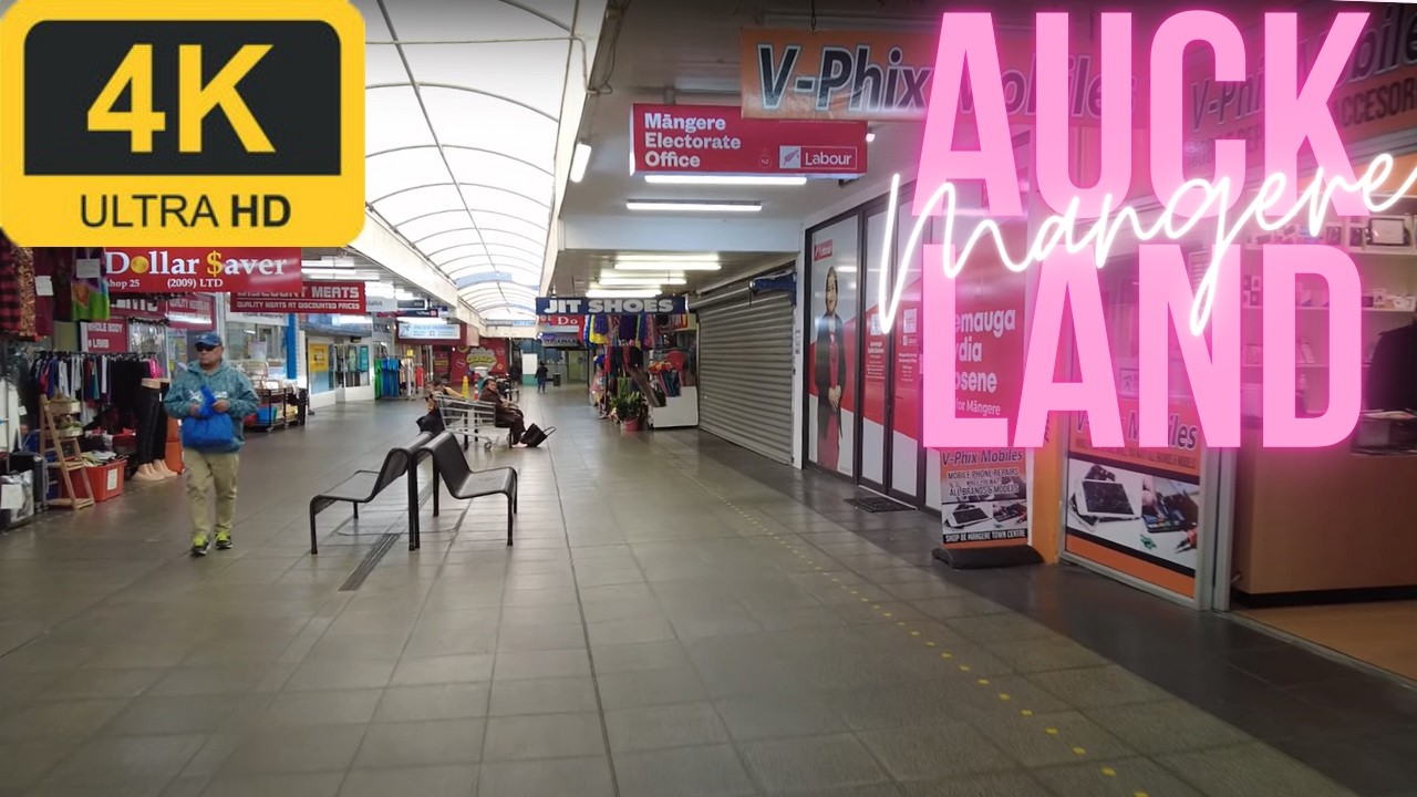 Walk in Auckland | Mangere Town Centre | 4K - YouTube