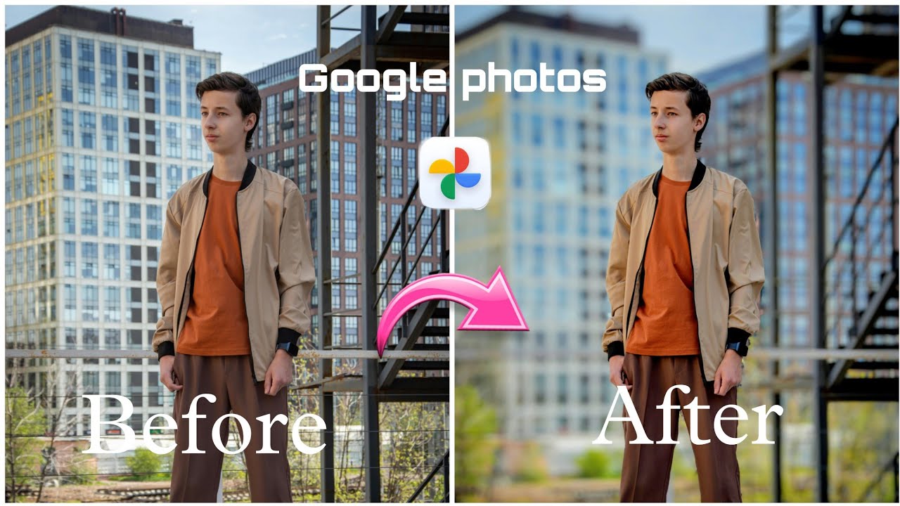 How to blur background in Google photos |Photo editing in Google photos ...