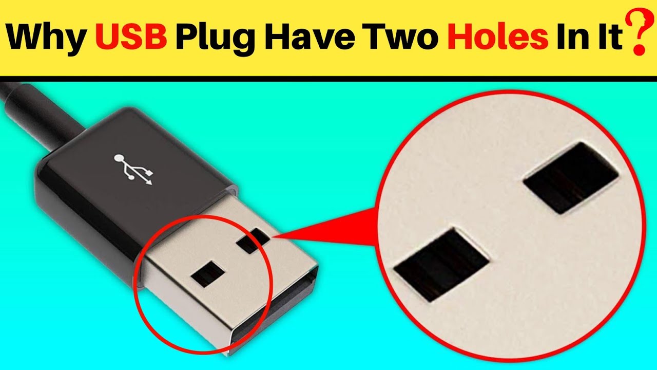 USB Cable में ये Holes क्यों होते है? | Why USB Cable Have Two Mini ...
