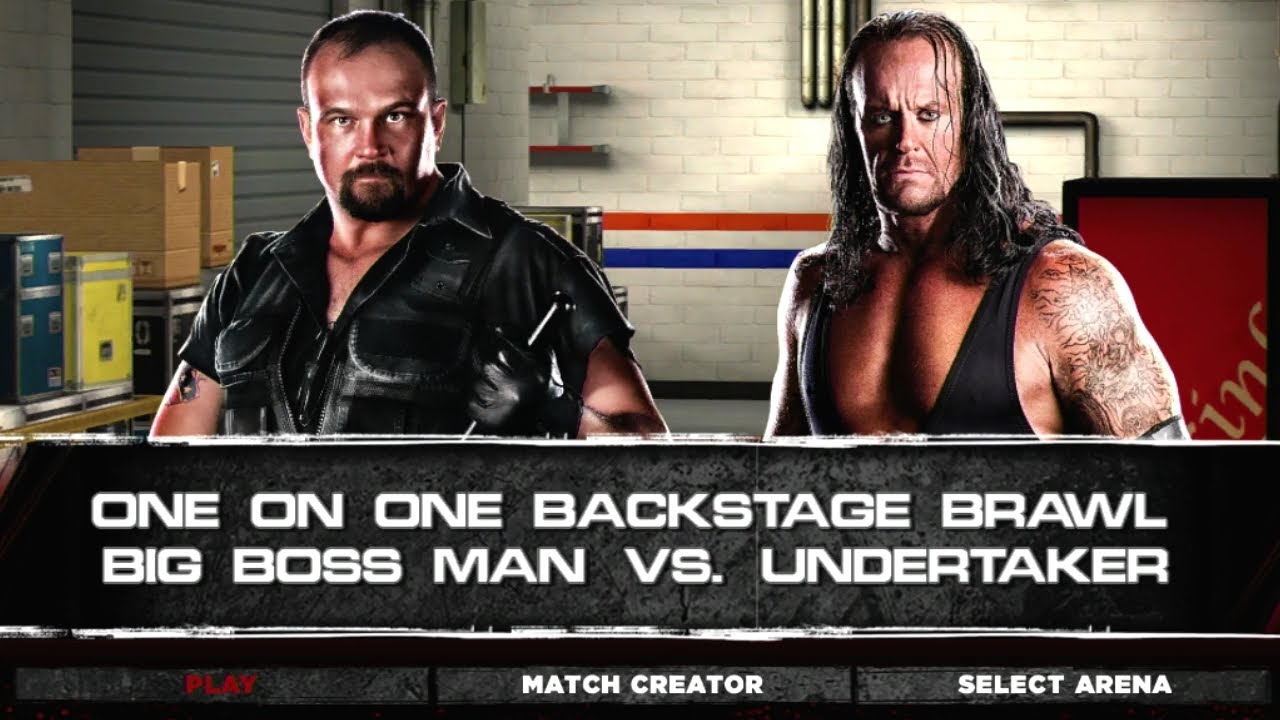 WWE'13 | Big Boss Man vs. Undertaker | Backstage Brawl - YouTube