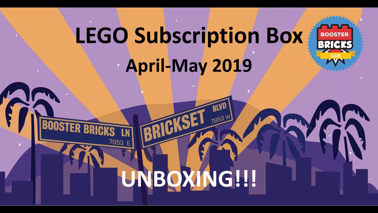 UNBOXING Booster Bricks Challenge Box - April-May 2019 - LEGO ...