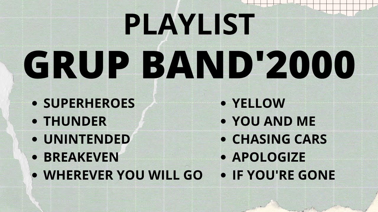 Playlist Grup Band Tahun 200an #music #lagu #playlist #barat #ikut # ...