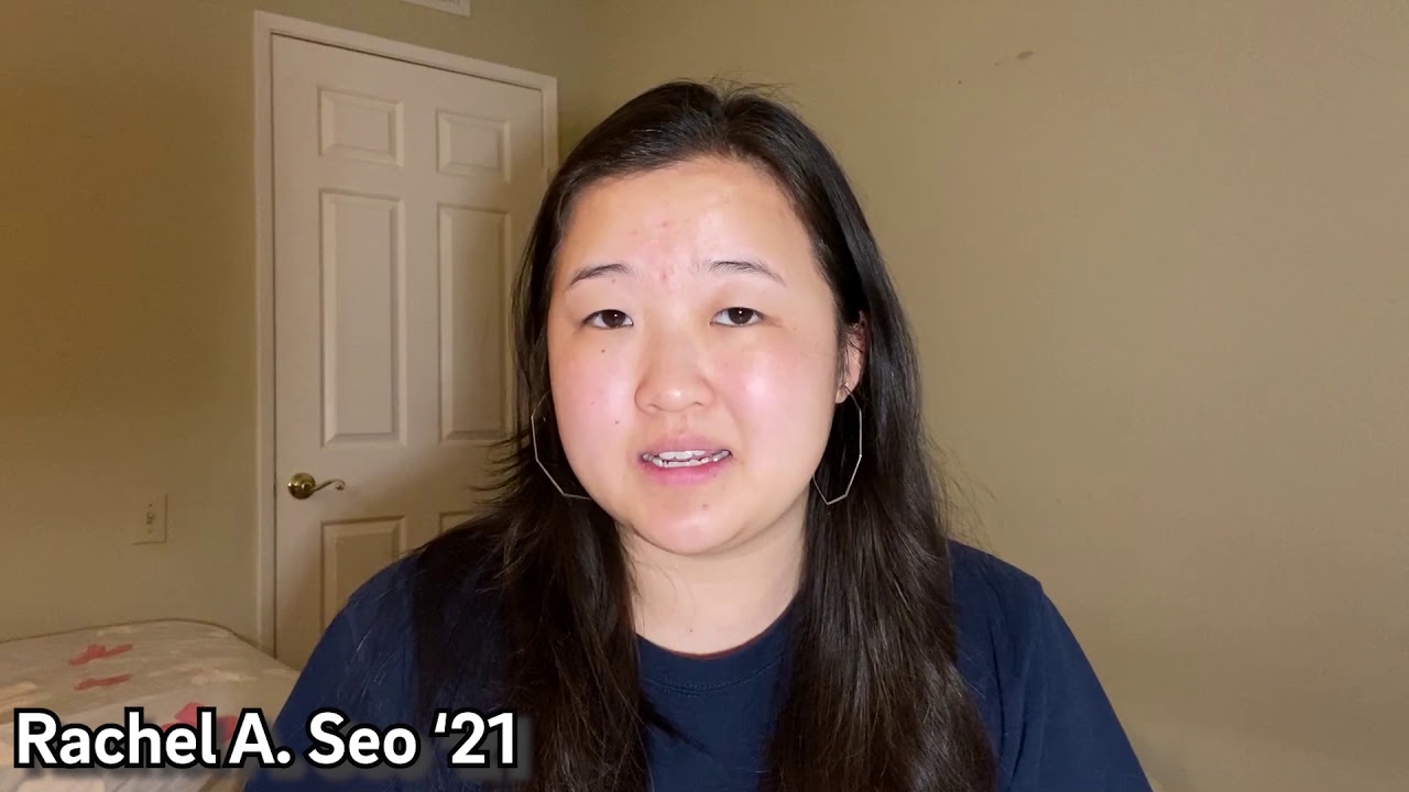 A Message from UC San Diego Student Rachel Seo '21 - YouTube