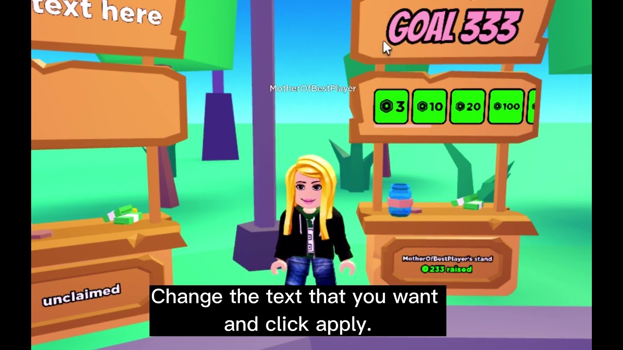How To Change TEXT Color And FONT For Your Booth In PLS DONATE Roblox How To Change TEXT Color And FONT For Your Booth In PLS DONATE Roblox