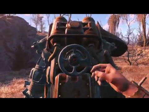Fallout 4 Finding second Power Armor and Hot Rod skin Episode 11 Sh ...