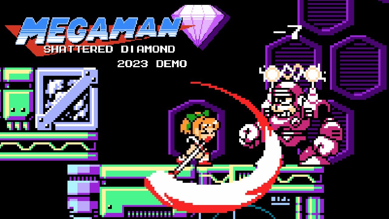 Megaman Shattered Diamond | Demo 2023 Playthrough (Roll) - YouTube