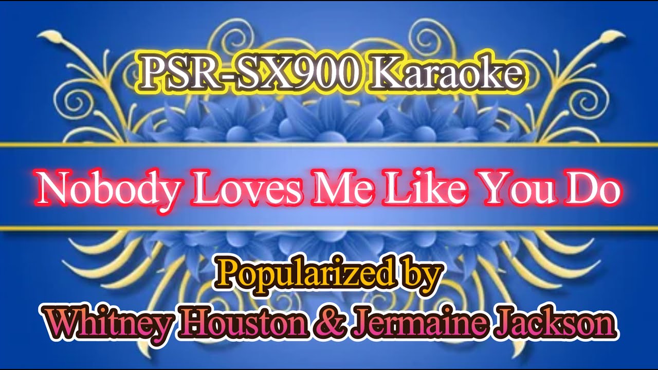 Nobody Loves Me Like You Do - Whitney Houston & Jermaine Jackson Duet ...