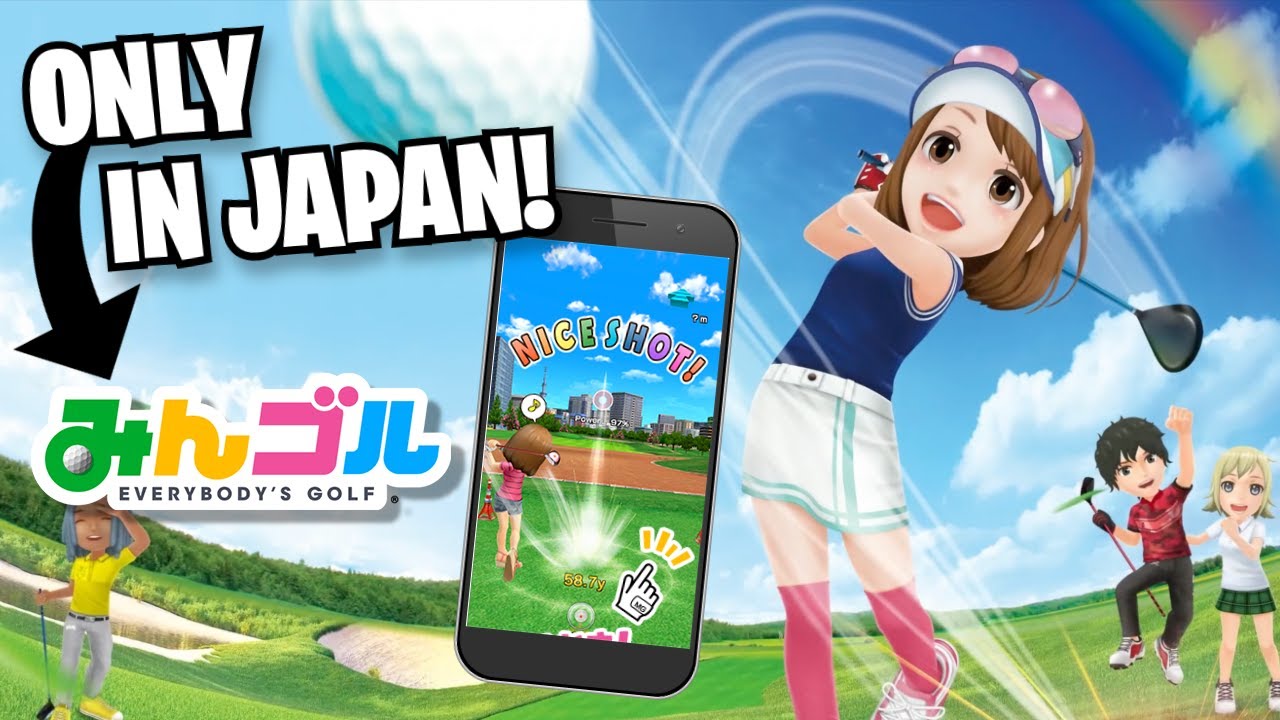 Japan's EXCLUSIVE Everybody's Golf Mobile Game - YouTube