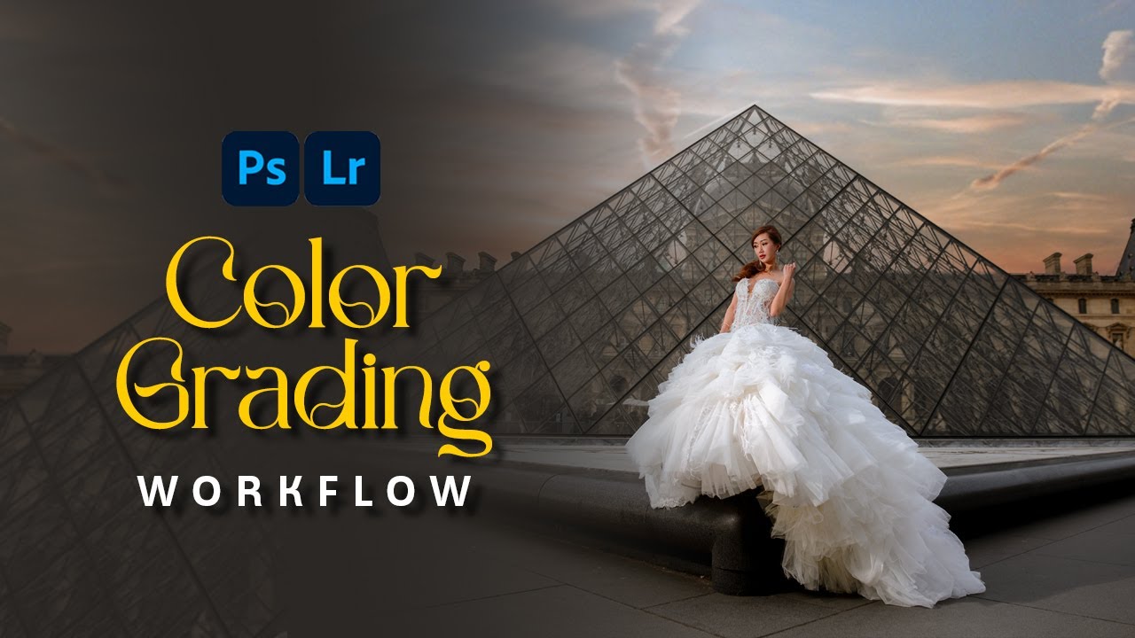 Photoshop color grading workflow demonstration in Telugu - YouTube