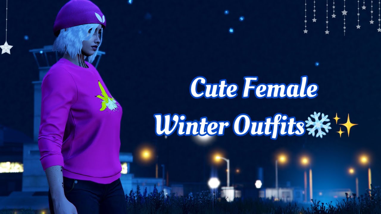 Gta 5 Online | Cute Female Winter Outfits ️ - YouTube