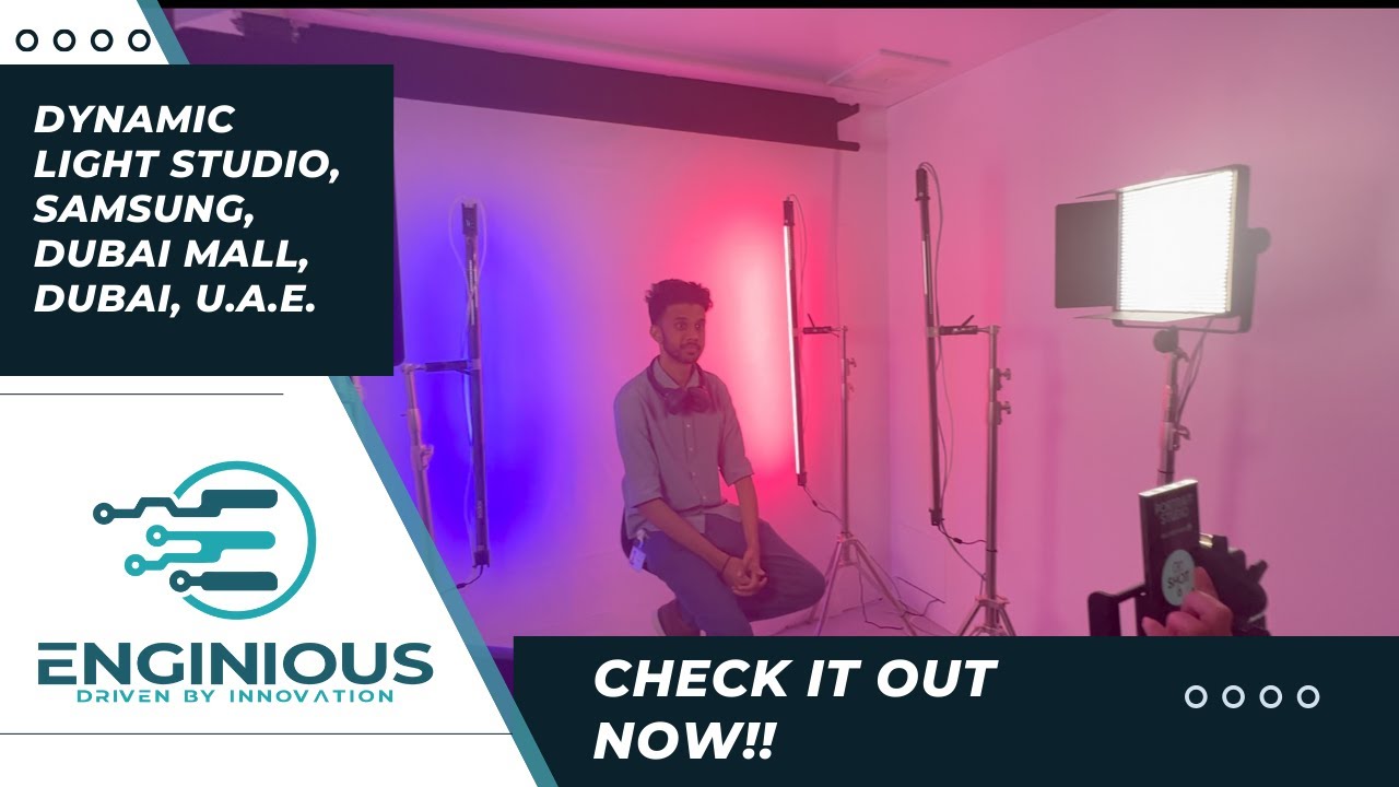 Samsung Dynamic Light Studio Dubai Mall - YouTube