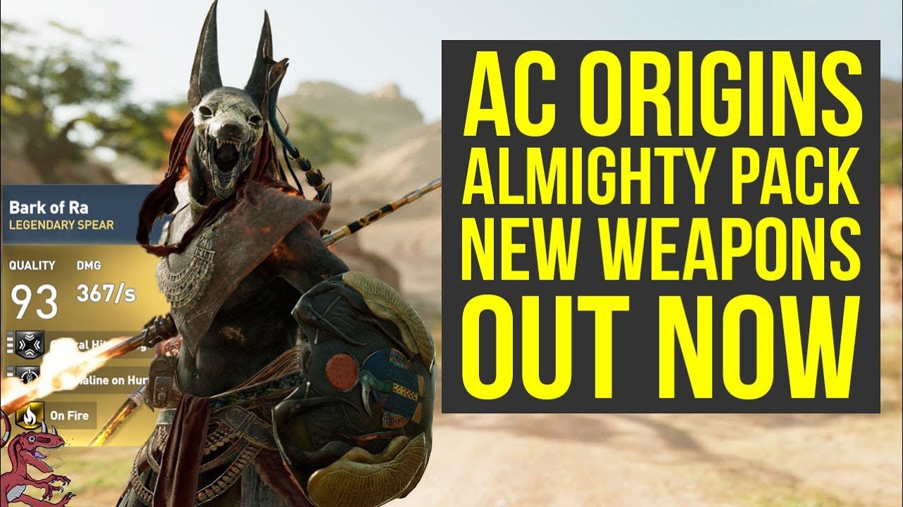 Assassin's Creed Origins DLC NEW AMAZING WEAPONS - Almighty Pack (AC ...