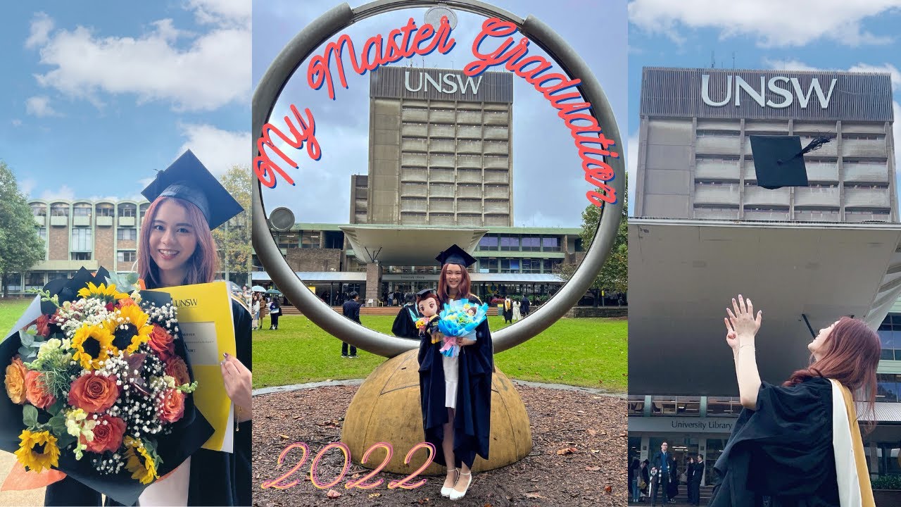 🎓我的UNSW碩士畢業典禮🎊｜正式完成所有的Study😆| 準備踏入人生的下一步👣 2022 UNSW Graduation - YouTube