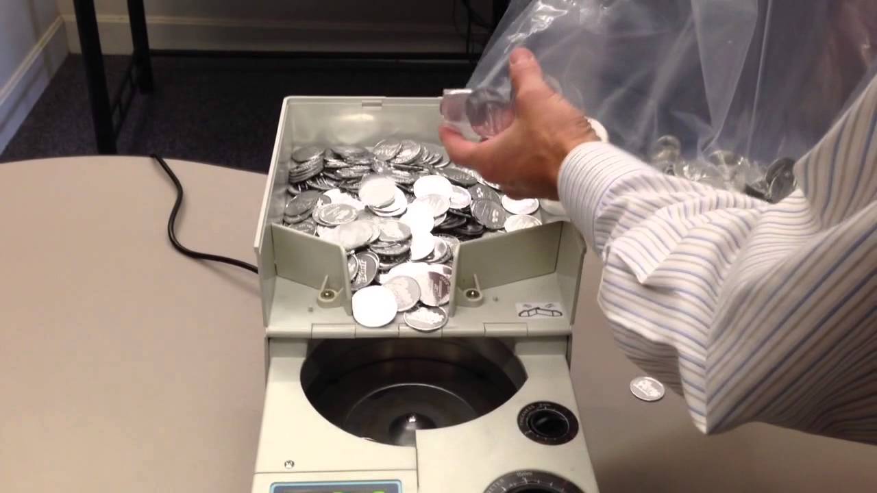 High speed token counter - works with aluminum tokens - YouTube