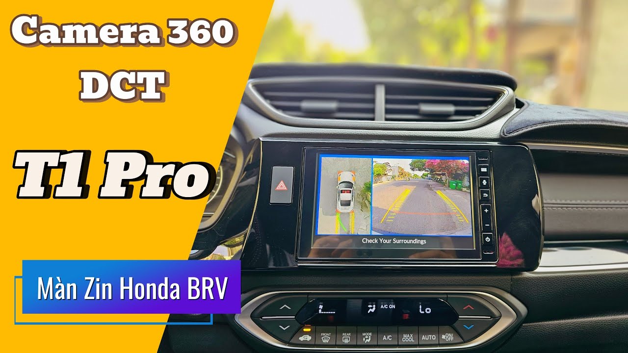 Honda BRV Lắp Camera 360 Độ Tích Hợp Vào Màn Hình Zin Theo Xe - YouTube