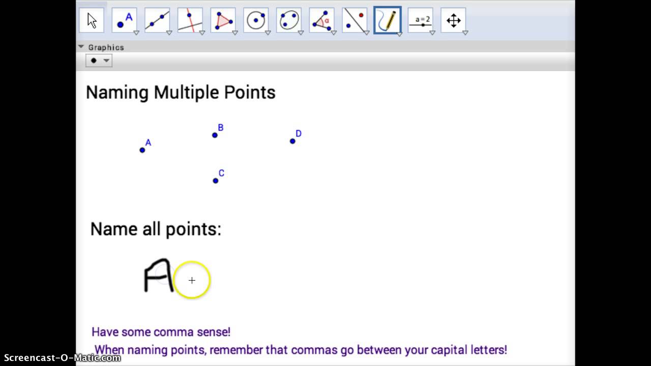 Naming Multiple Points - YouTube
