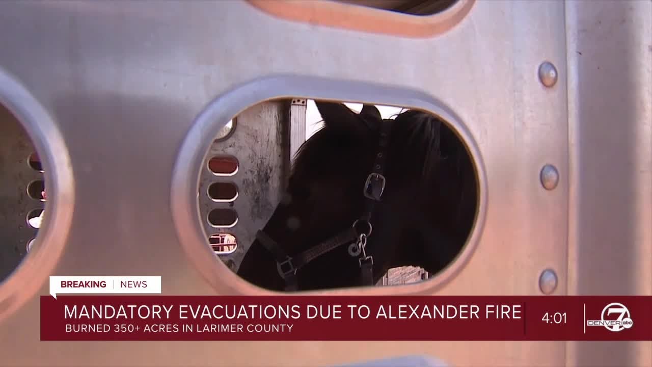 Mandatory evacuations ordered as Alexander Mountain Fire burns in ...