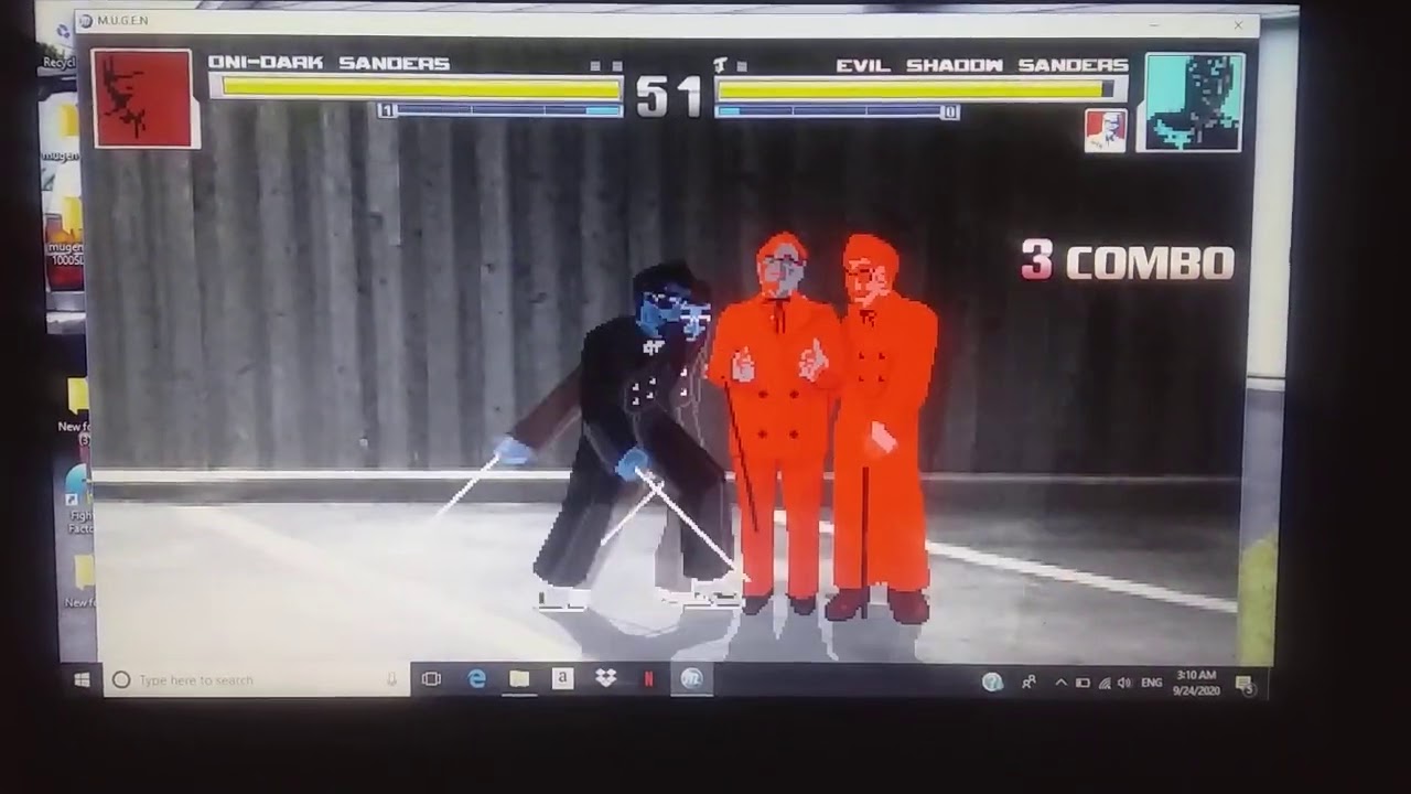 Team Dark Sanders VS Team Shadow Sanders MUGEN - YouTube