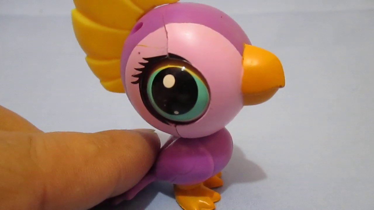 LPS MOVING EYES PURPLE COCKATOO - YouTube
