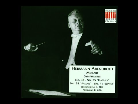Mozart: Symphony No. 35 "Haffner" - Abendroth / 모차르트: 교향곡 35번 "하프너 ...