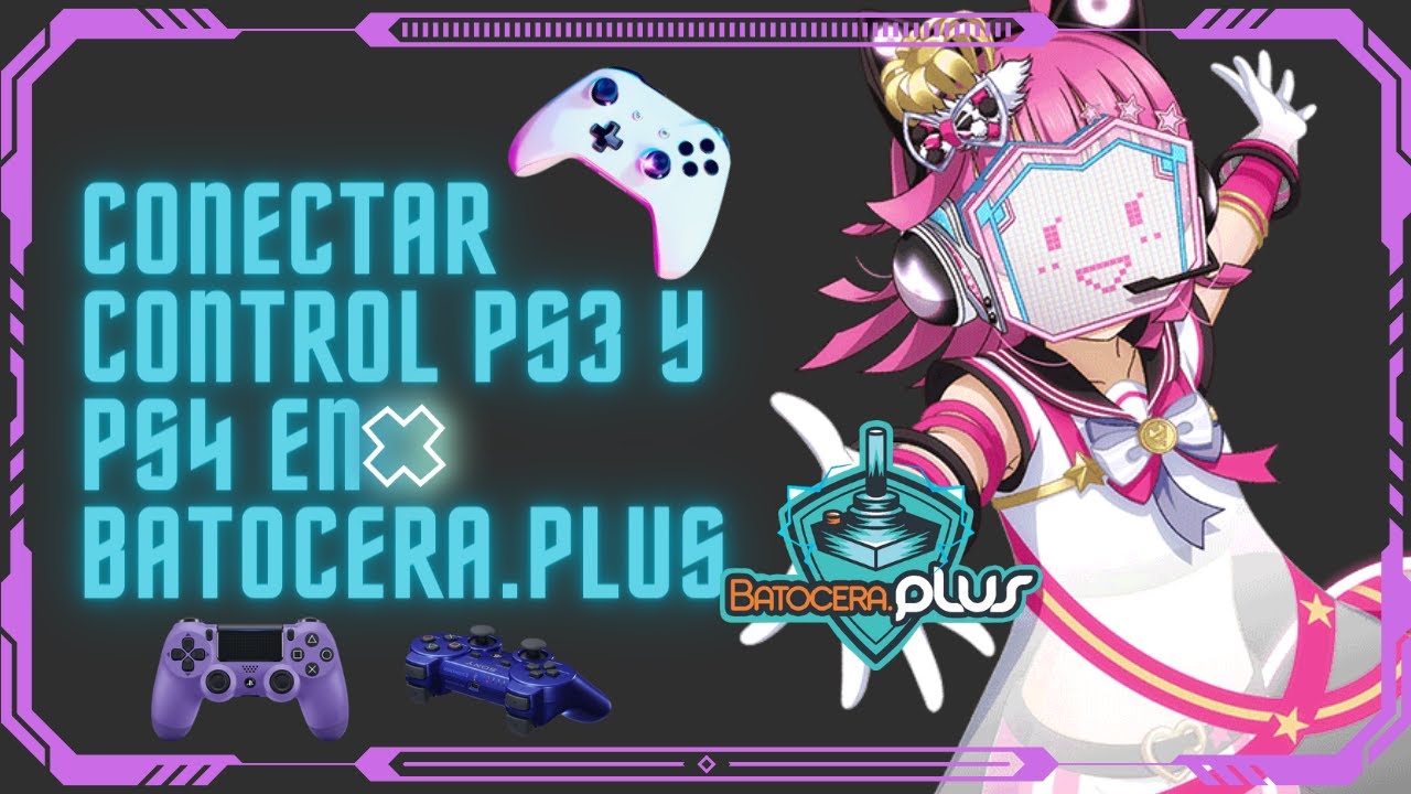 Tutorial: Usar controles de Playstation 3 y 4 en Batocera.PLUS - YouTube
