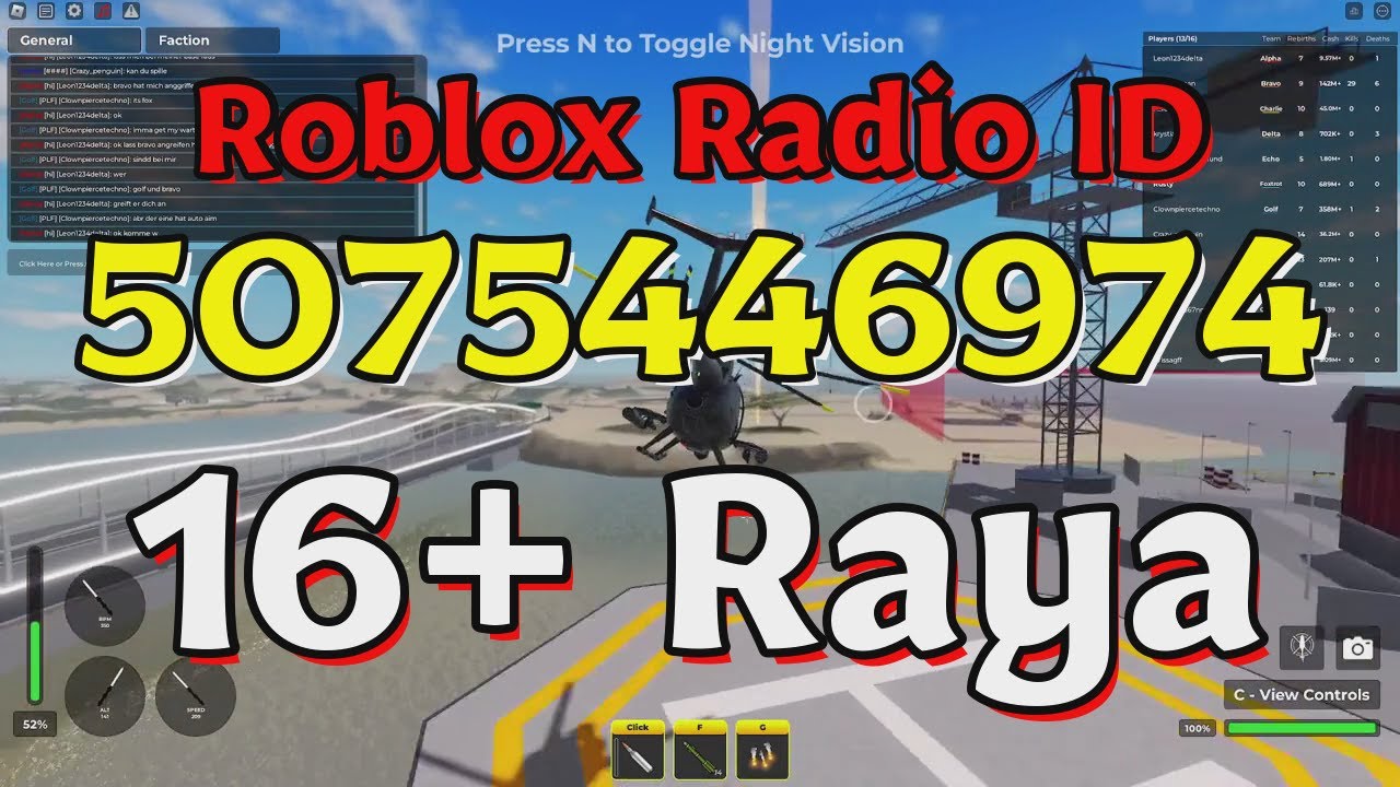 Raya Roblox Radio Codes/IDs - YouTube