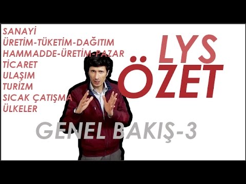 Lys Coğrafya Konu Anlatımı Genel Tekrar-3